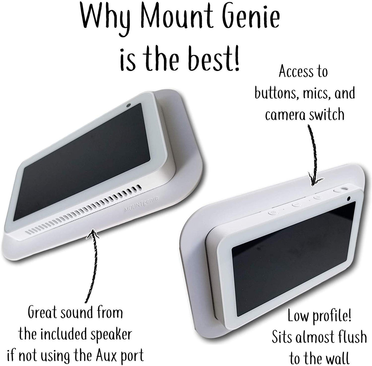 Built-in Mount for Amazon Echo Show 5 - 1st and 2nd generation – Mount ...